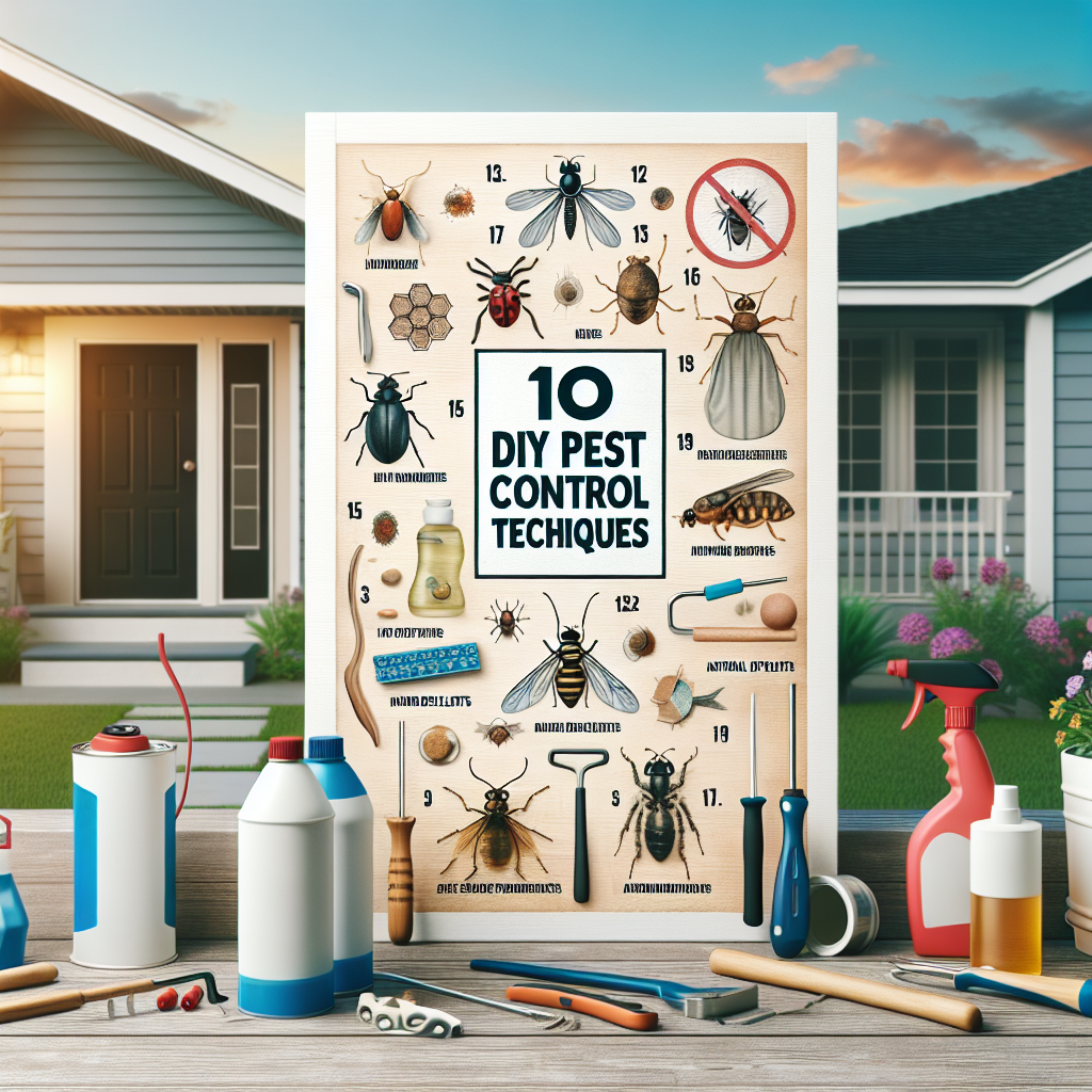 The Top 10 DIY Pest Control Techniques Every Homeowner Should Know