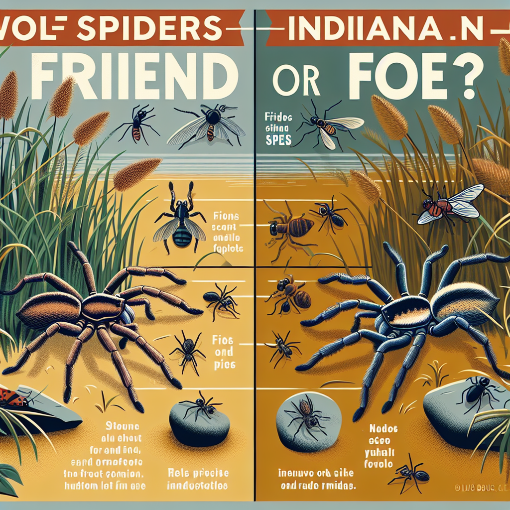 Wolf Spiders in Indiana: Friend or Foe? - Bugz Bug Me